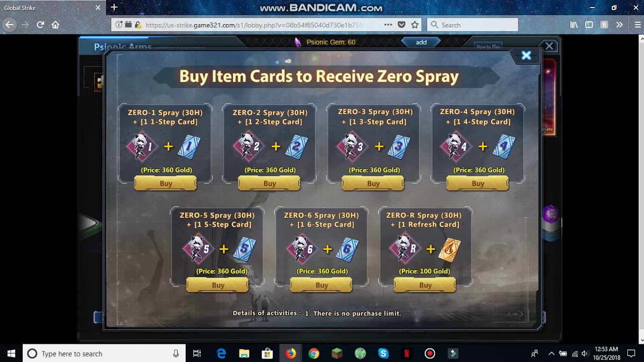 Global Strike - Having fun in Psionic Arms - YouTube