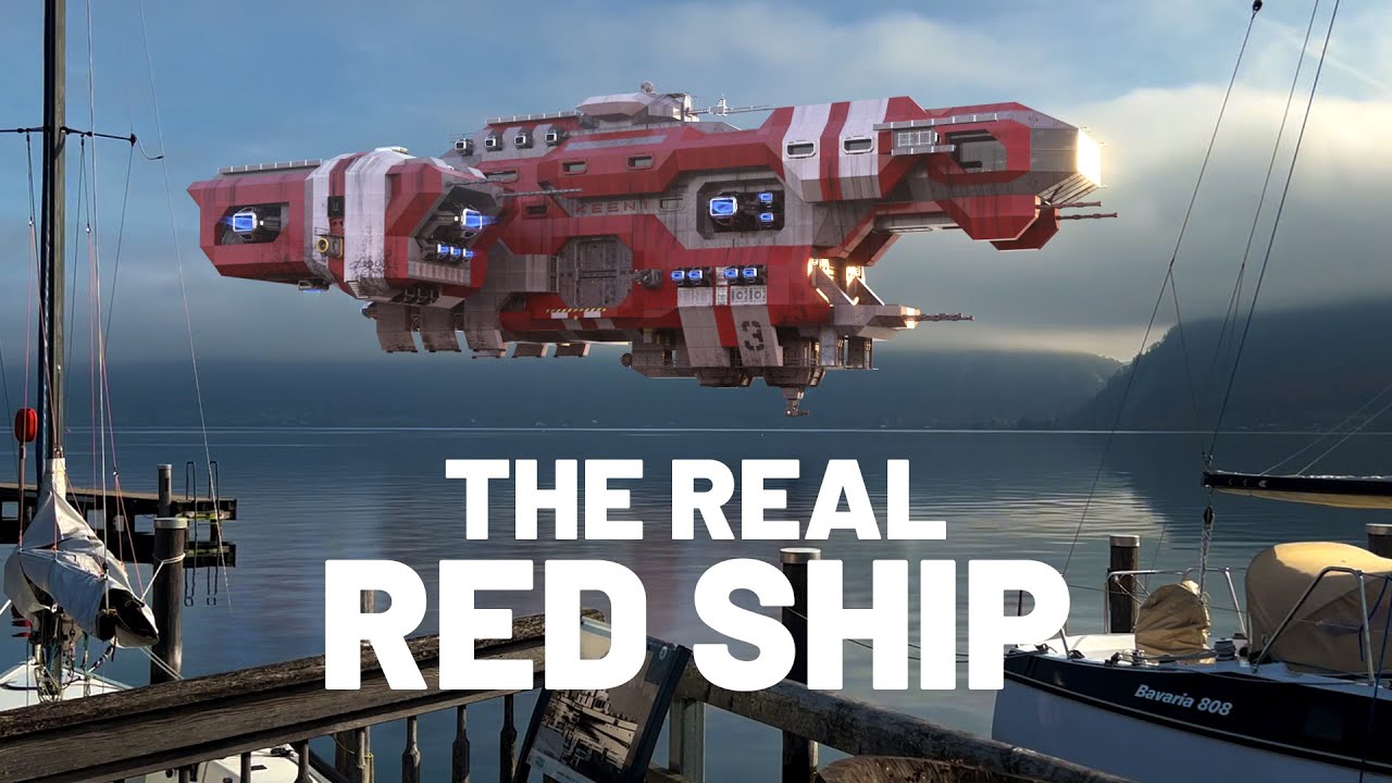 From Game to Real Life: Space Engineers Red Ship Model! - YouTube