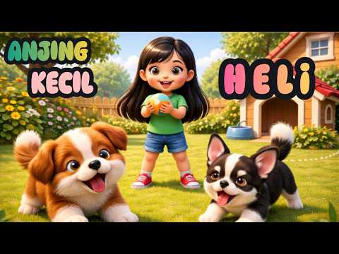 Anjing Kecil Heli 🐶 | Heli Guk Guk Guk | Lagu Anak Indonesia | alsykids