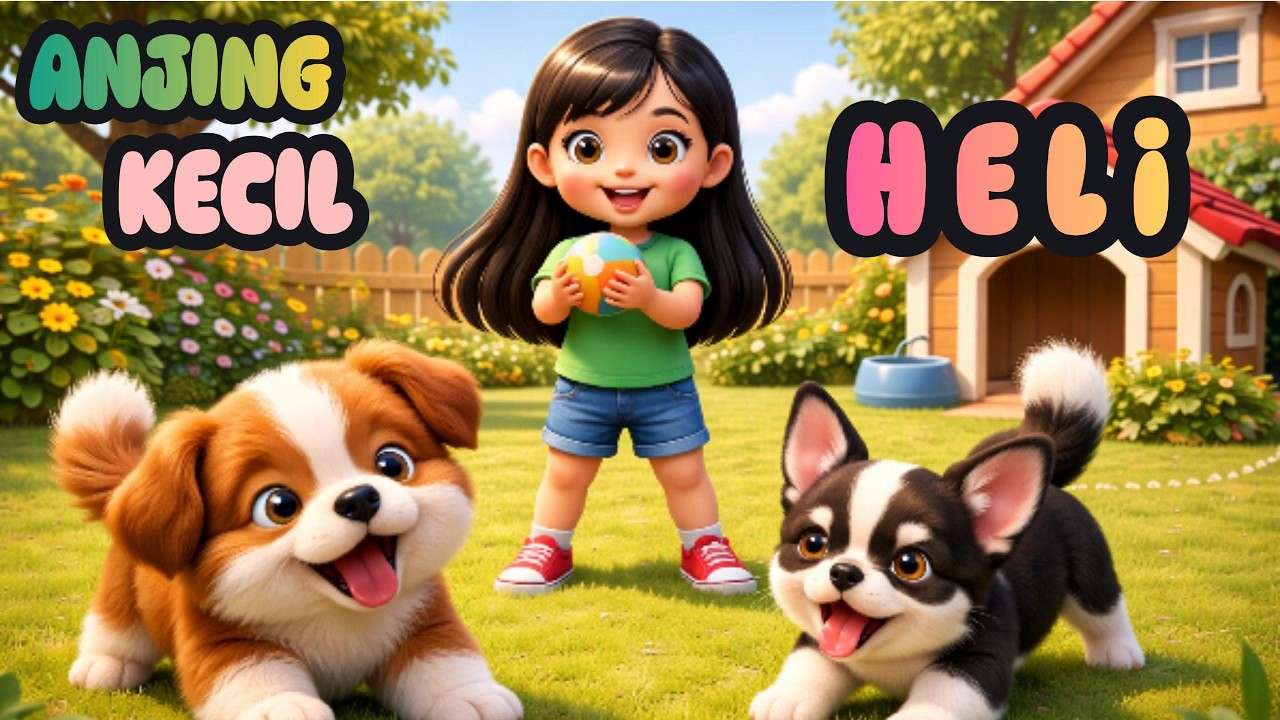 Anjing Kecil Heli 🐶 | Heli Guk Guk Guk | Lagu Anak Indonesia | alsykids ...