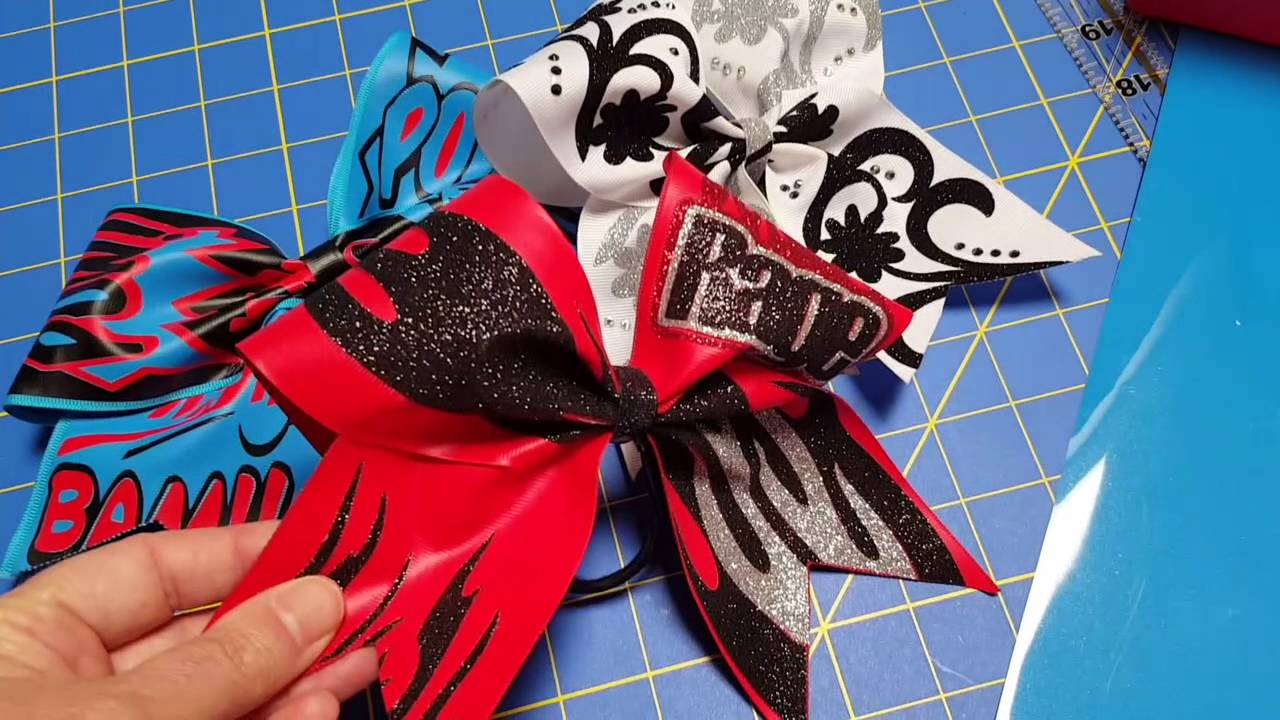 Make a Cheer Bow part 1 - YouTube
