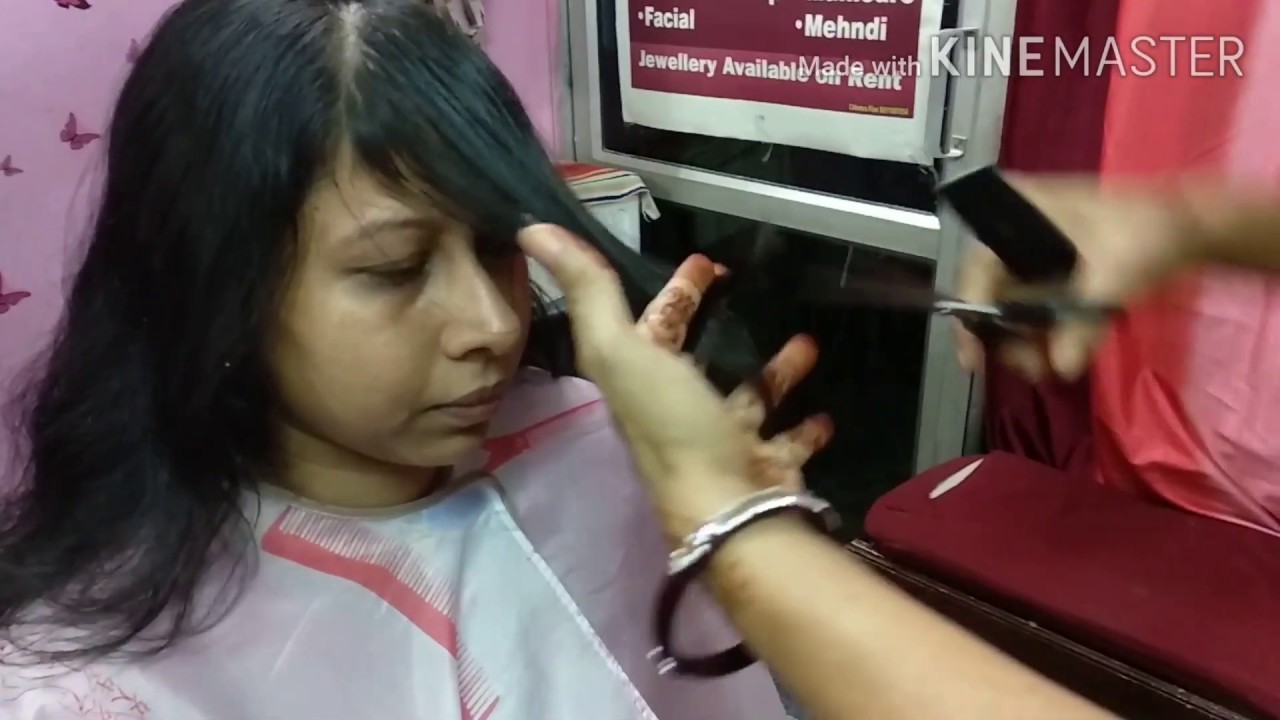 Hair length कम किये बगैर स्टेप्स कैसे करें //multi steps With front ...