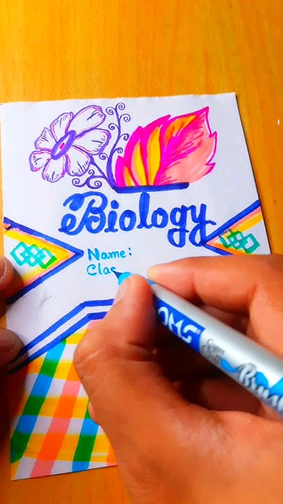 front page design for school project || practical front page design ...