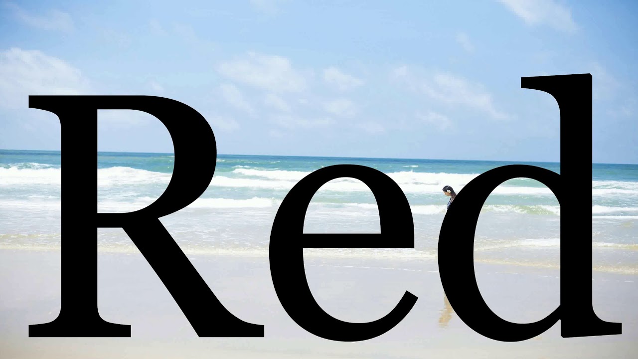 How To Pronounce Red Pronunciation Of Red YouTube how-to-pronounce-red-pronunciation-of-red-youtube