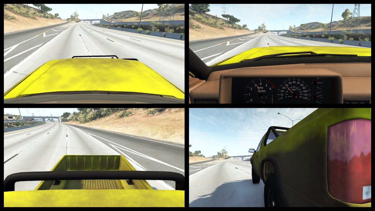 Multiple Camera Views in BeamNG Drive | Demolition Republic - YouTube