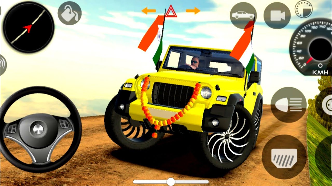 Dollar song 😈{ Modified Mahindra Yellow THAR } I indian Thar Stunt I ...