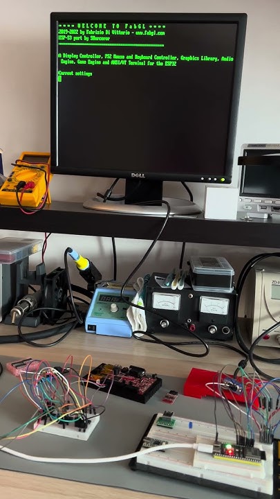 FabGL on an ESP32 S3 board - YouTube