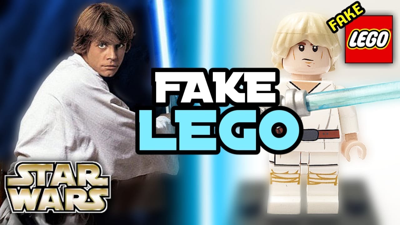 LEGO Luke Skywalker Star Wars Fake Minifigure | Pogo PG671 Knock off ...