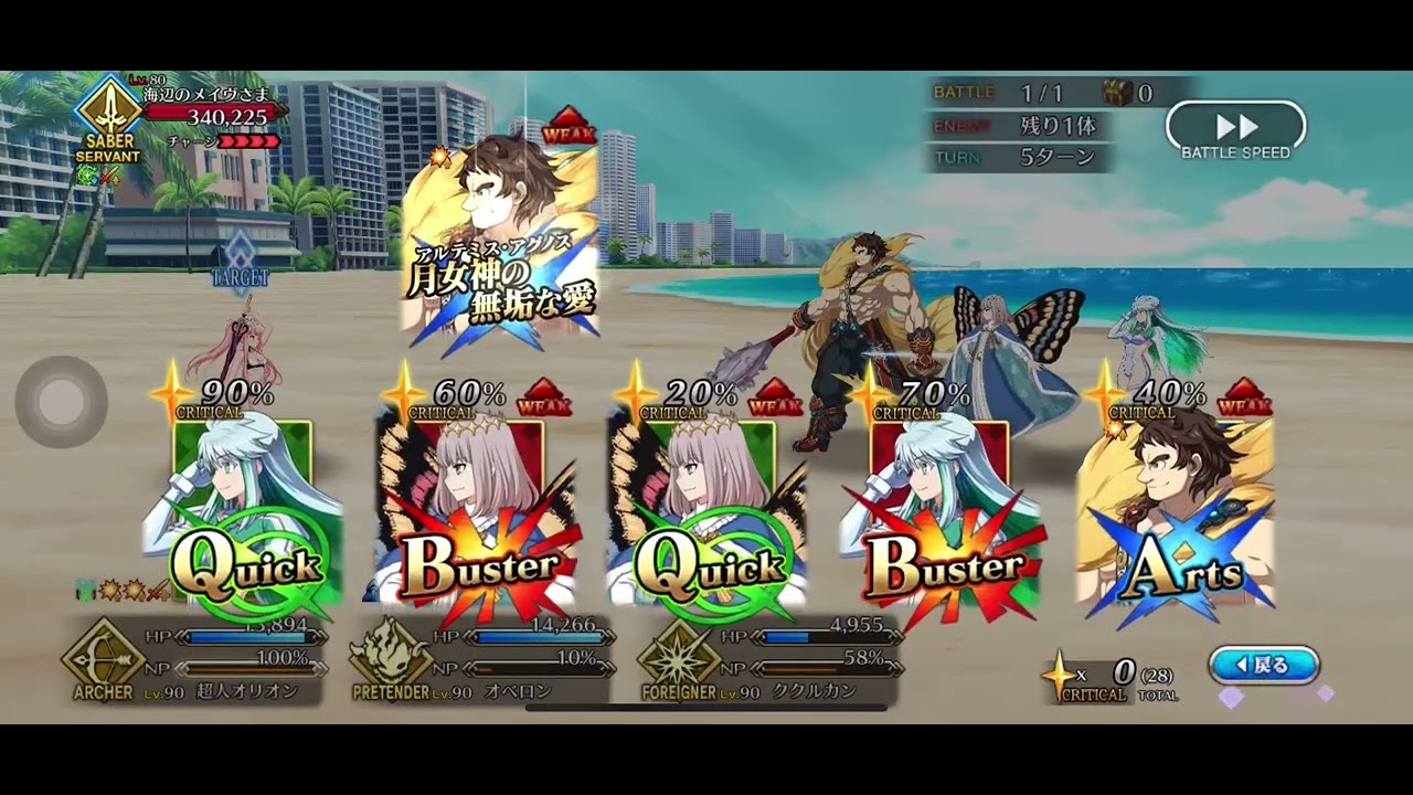 [FGO JP] Advanced Quest 14 - Seductress Summer Medb & the Gang - 6T ft ...