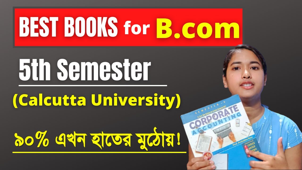 Best Books for Bcom 5th Semester | Cu Bcom Best Books | Books For Bcom ...