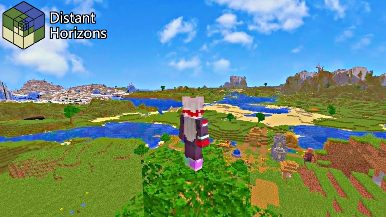 Mods Distance Horizons PojavLauncher Keren banget!!!! #minecraft @Si ...