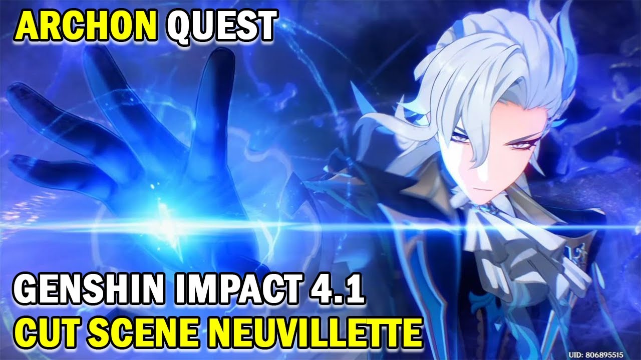 Cut Scene Neuvillette - Archon Quest [ Genshin Impact 4.1 ] - YouTube
