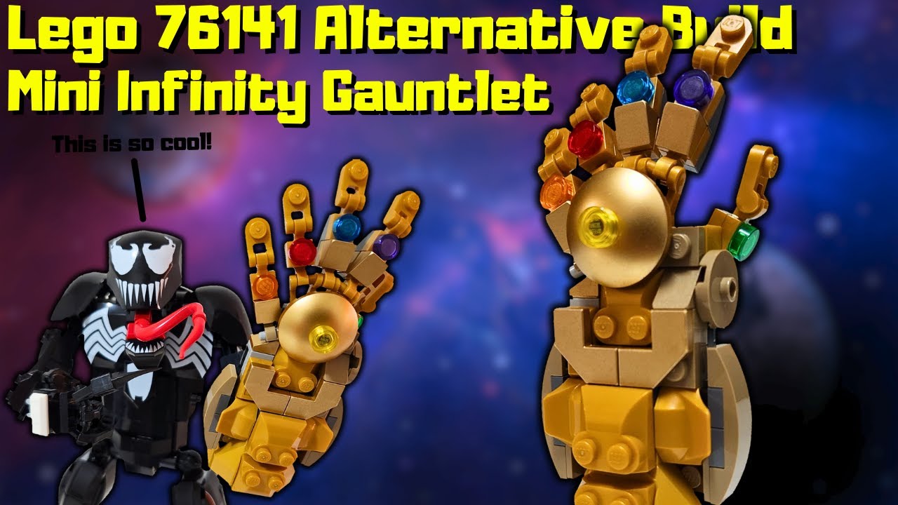 Mini Infinity Gauntlet - Lego 76141 Alternative Build - YouTube