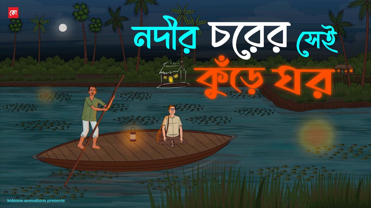 Nodir Chorer Sei Kure Ghor - Bhuter Cartoon | Bengali Horror Cartoon ...
