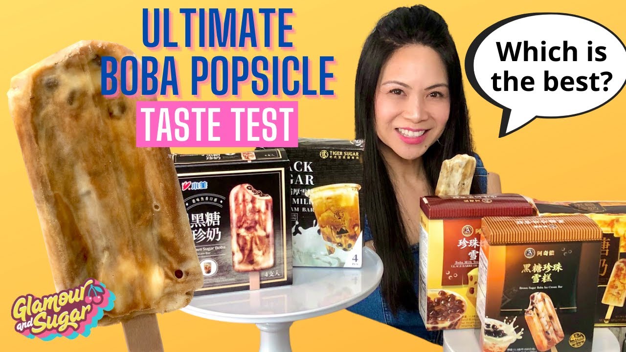 ULTIMATE BOBA POPSICLE TASTE TEST! REVIEW OF 5 DIFFERENT BRANDS - By ...