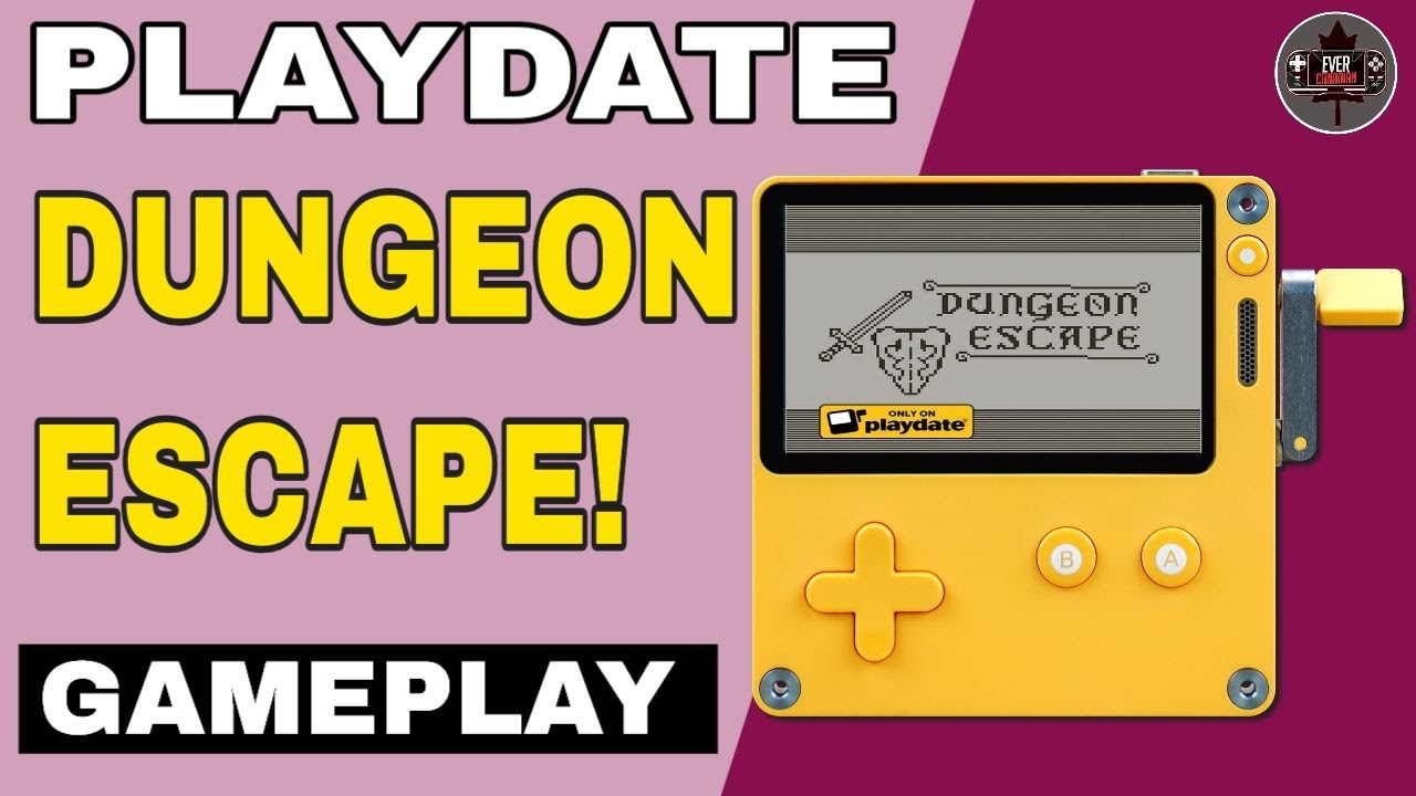 Playdate - Dungeon Escape First Look Gameplay - YouTube