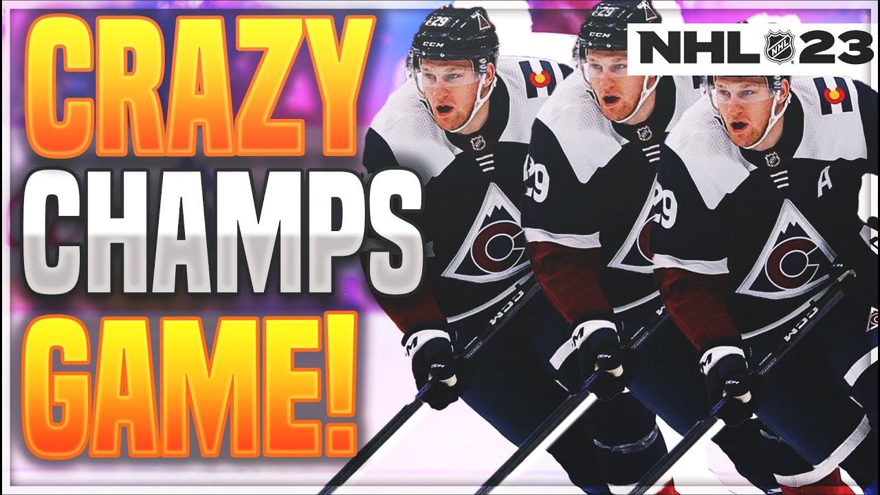 CRAZY HUT CHAMPS GAME IN NHL 23 HUT! #9 - YouTube