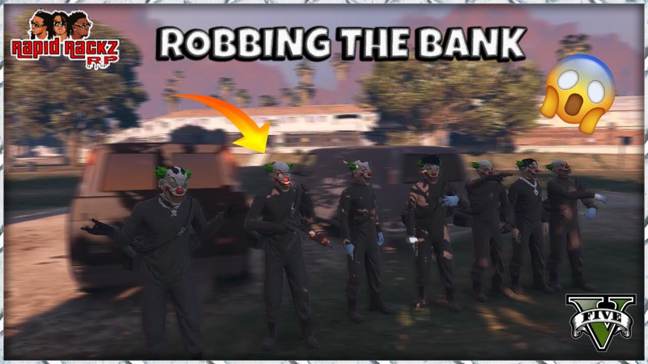 GTA RP | We Robbed The Bank 🏦 | RAPID RACKZ RP - YouTube