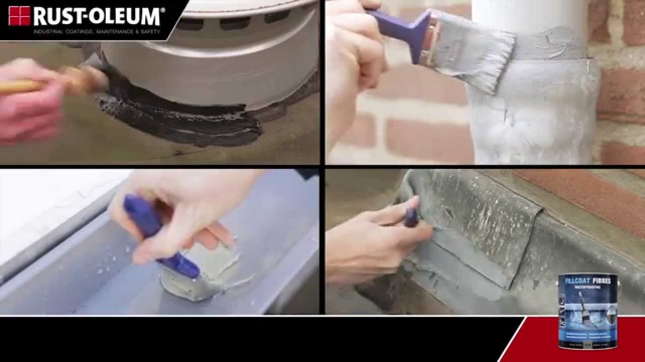 FILLCOAT® WATERPROOFING stoppt Undichtigkeit sofort! - YouTube