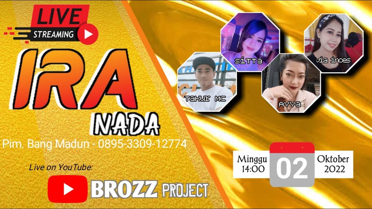 LIVE STREAMING "IRA NADA" EDISI MALAM - YouTube
