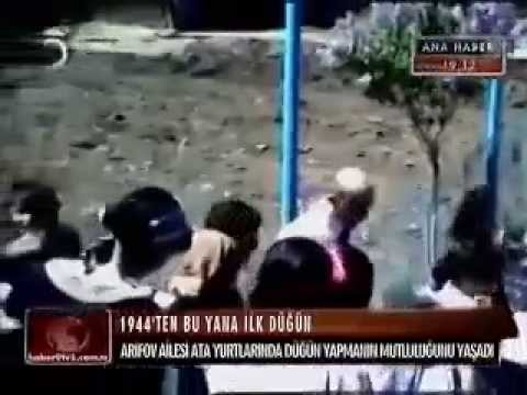 SÜRGÜNDEN SONRA  AHISKA'DA İLK DÜĞÜN