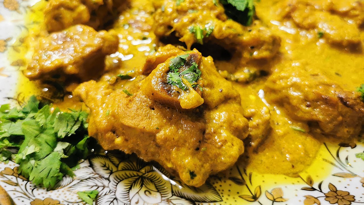 Garlic Yogurt Mutton | EID Special Recipe - YouTube