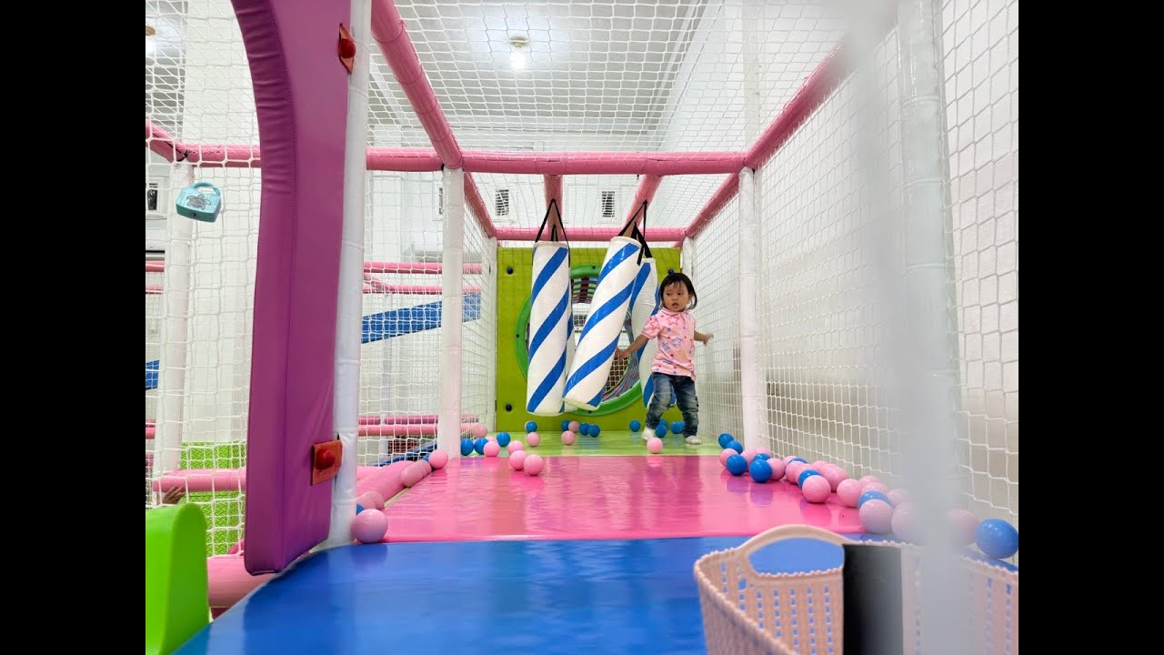 Main Flying Fox Mini, Playground Anak, Perosotan, Seru - YouTube