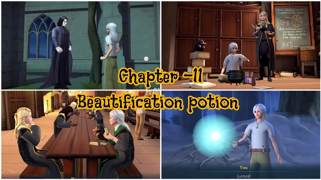 Year:4 ( Chapter 11 ~ beautification potion) Harry Potter Hogwarts ...
