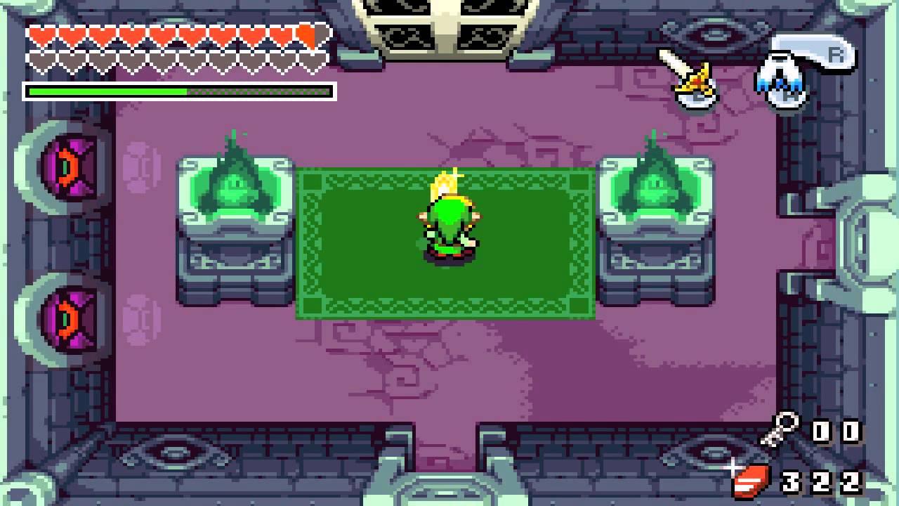 Legend Of Zelda: Minish Cap - Part 45: Black Knight Miniboss! - YouTube