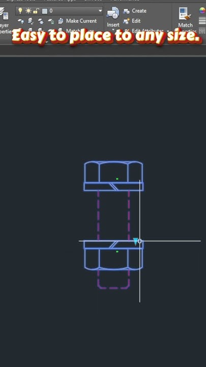 Autocad Dynamic Block how to STRETCH OBJECTS parameter & Action (very easy)#shorts - YouTube