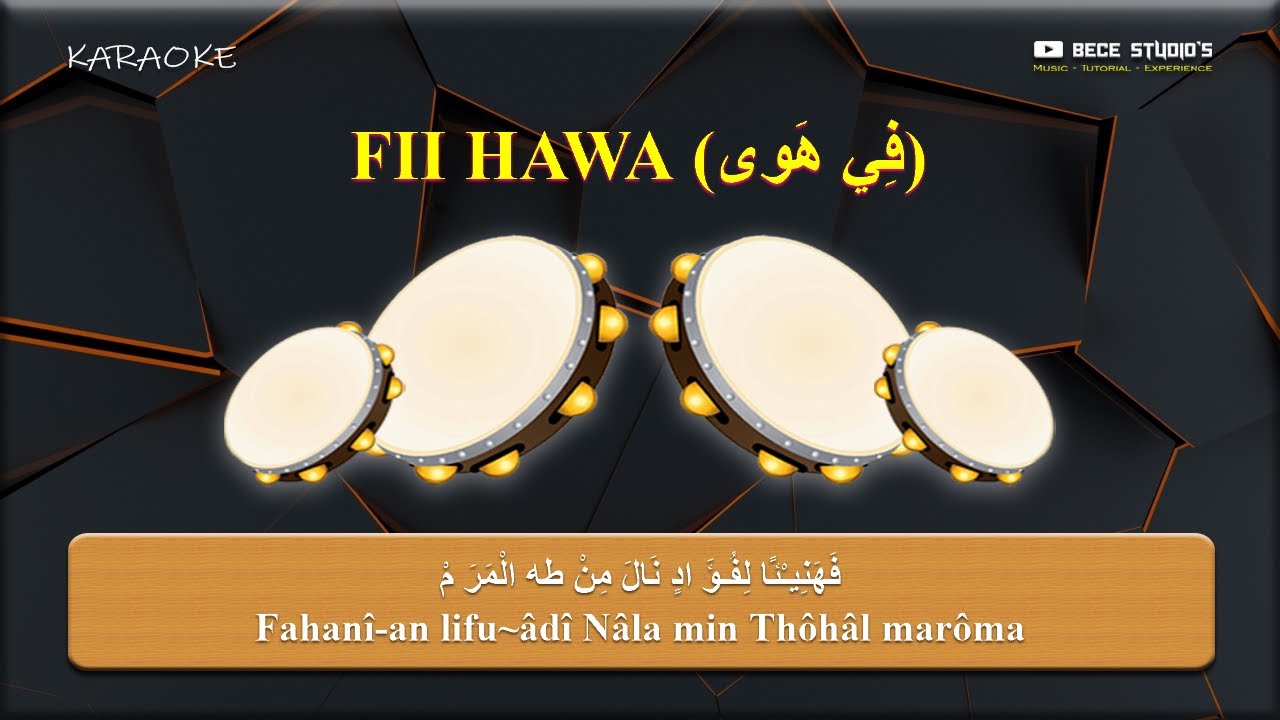 Karaoke Banjari || Fii Hawa فِي هَوى (Lirik) - YouTube