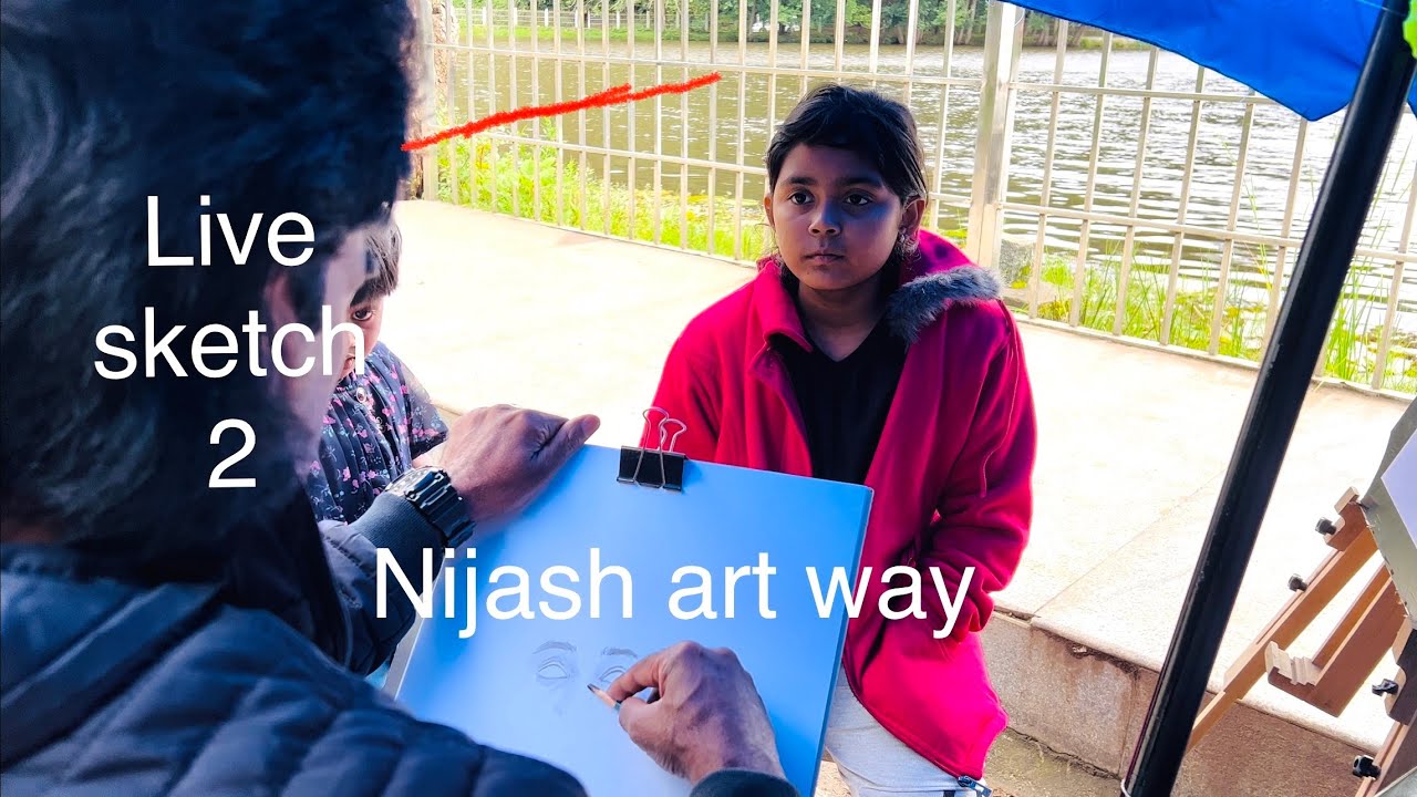 How to draw live portrait 2 - YouTube