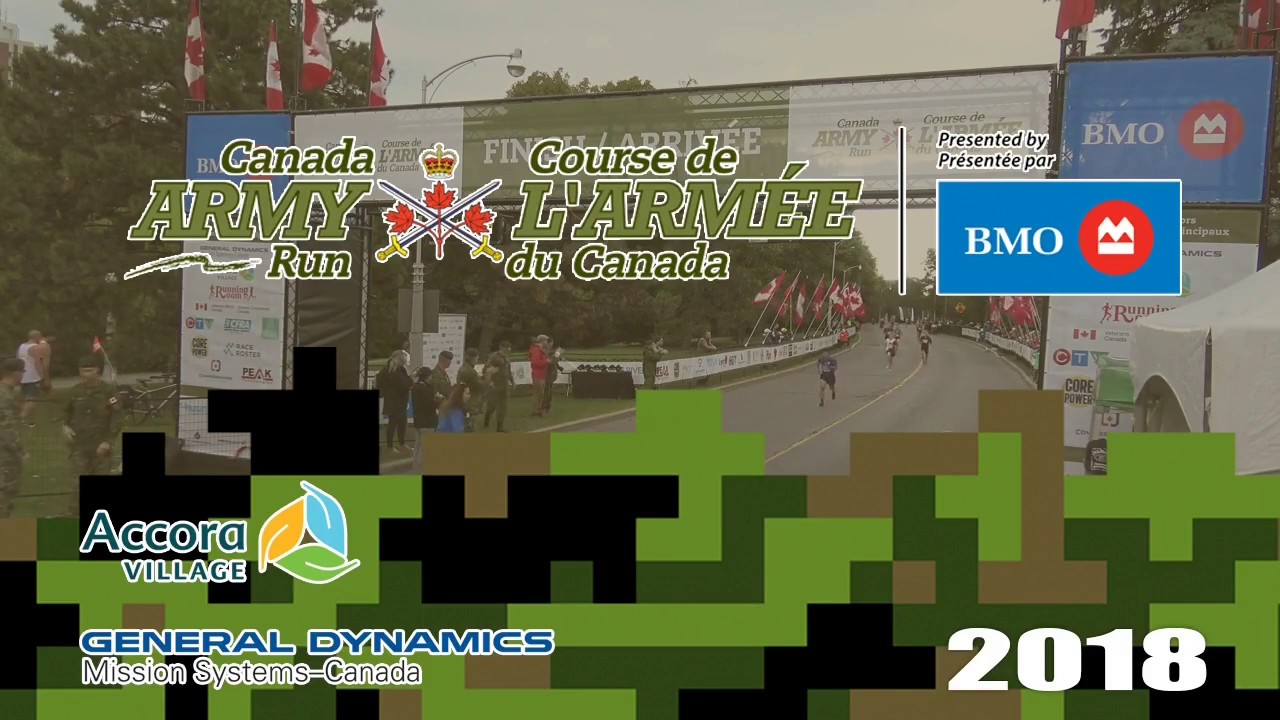 Canada Army Run 2018 5k Finish - YouTube