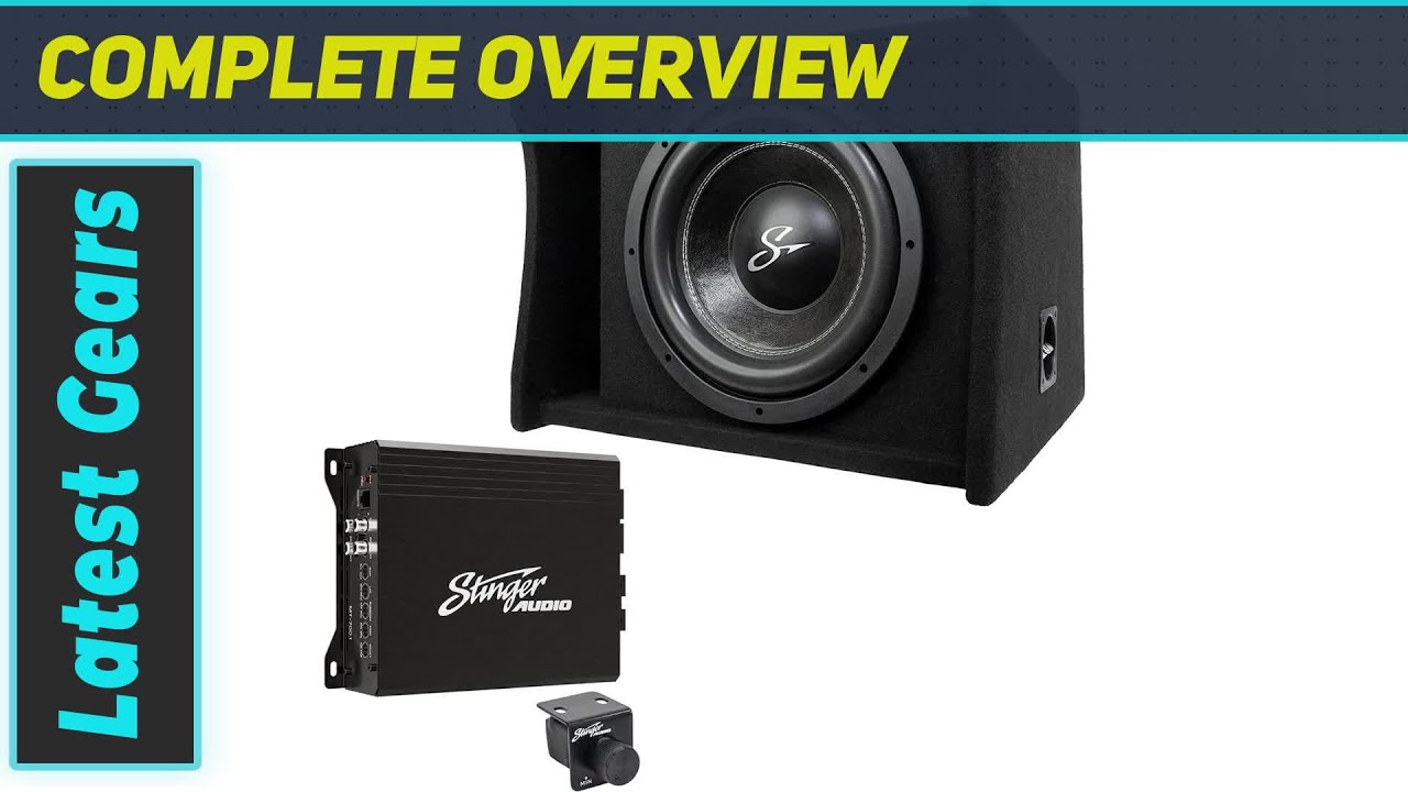 STINGER Audio Single 10" 1,200 Watt Peak Power Loaded Subwoofer Enclosure with 700 Watt - YouTube
