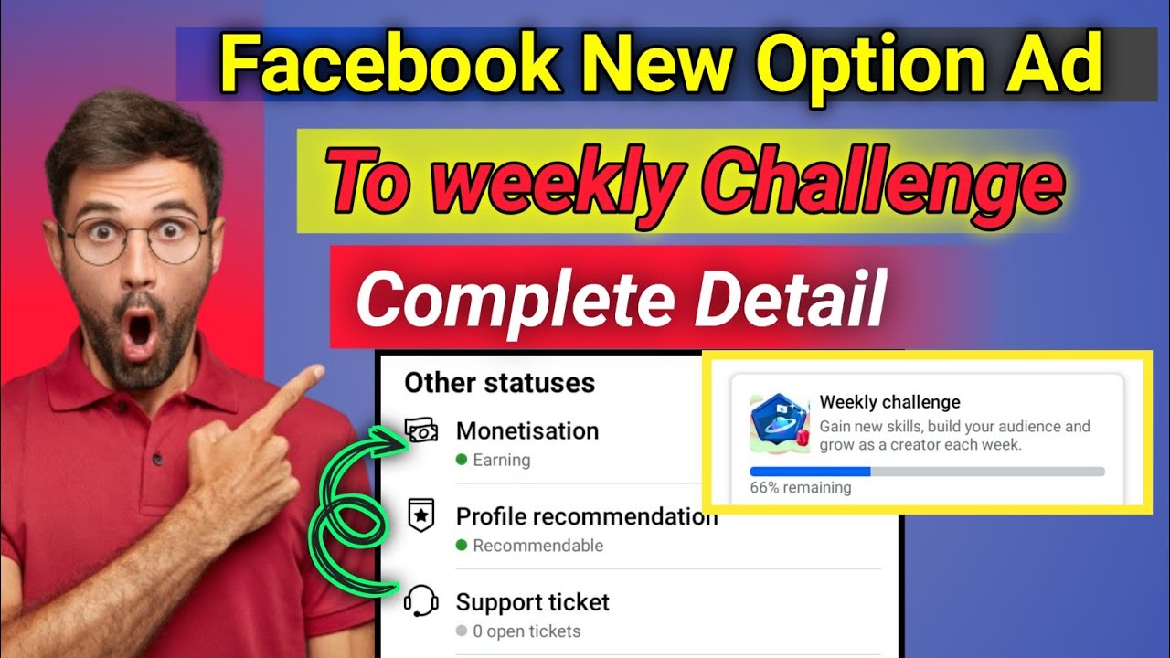 How To Complete Facebook Weekly Challenge Easy - YouTube