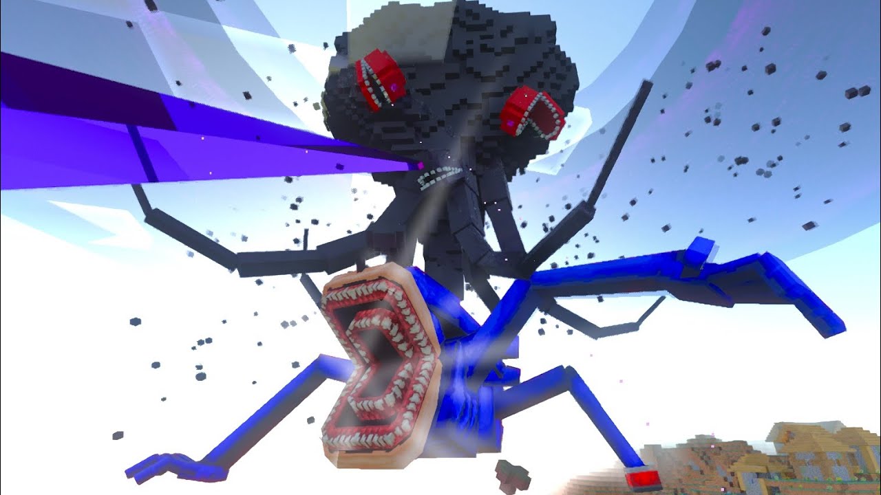 Shin Sonic vs Wither Storm Mod Addon in Minecraft Bedrock - YouTube