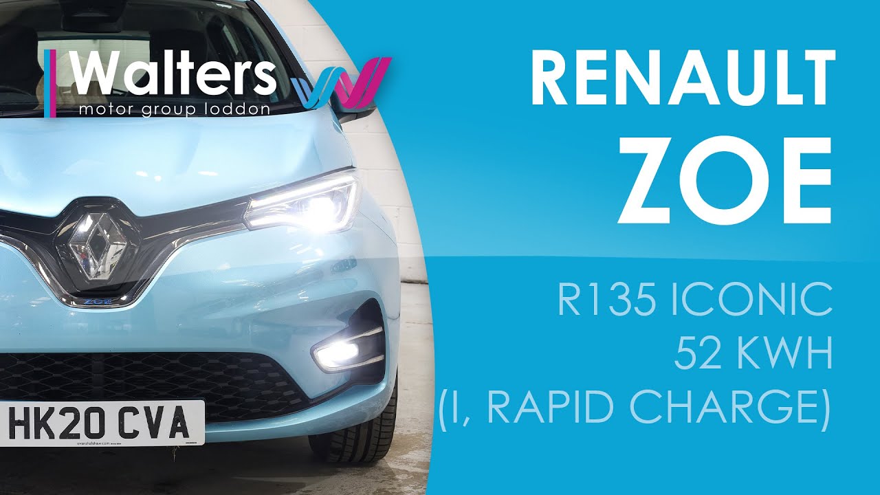 Renault Zoe R135 Iconic 52 Kwh (I, Rapid Charge) Automatic Electric ...