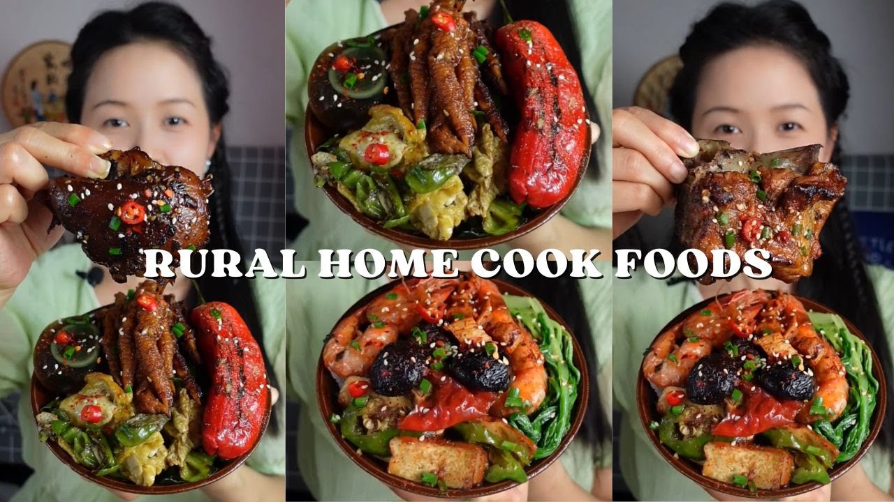 시골 먹방 Eating Show Ep 0200 | Hot Spicy | Rural Home Cook - 시골집 요리 - YouTube