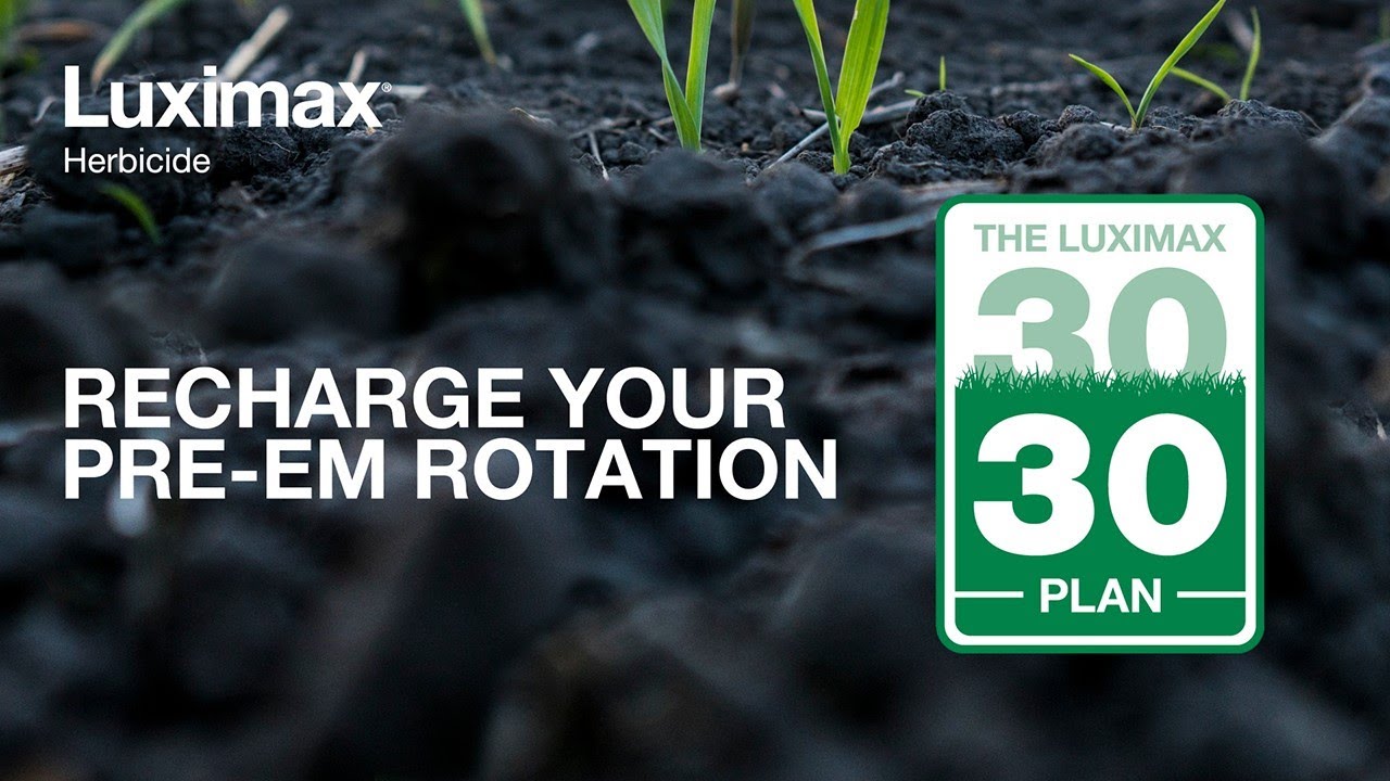 The Luximax herbicide 30/30 plan - YouTube