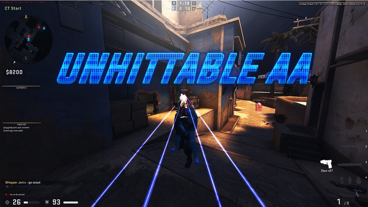 *NEW* Onetap V3 UNHITTABLE AA / GOD MODE / LAGSYNC + BEST CONFIG (Taps ...
