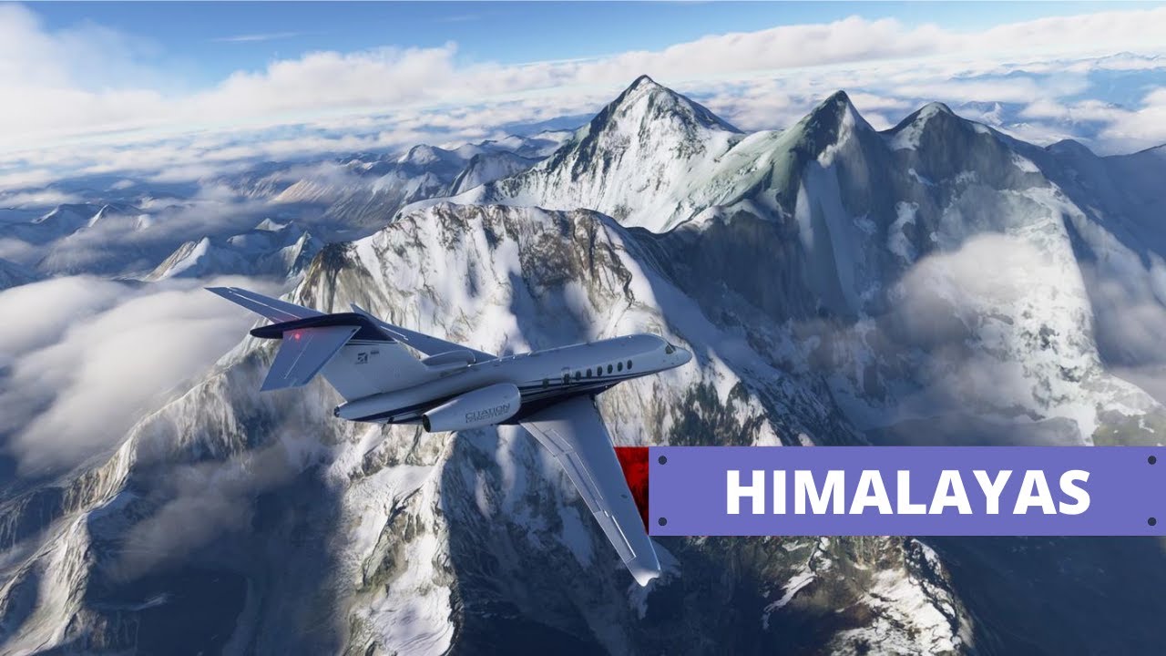Himalaya Mountains | Microsoft Flight Simulator 2020 India Gameplay ...