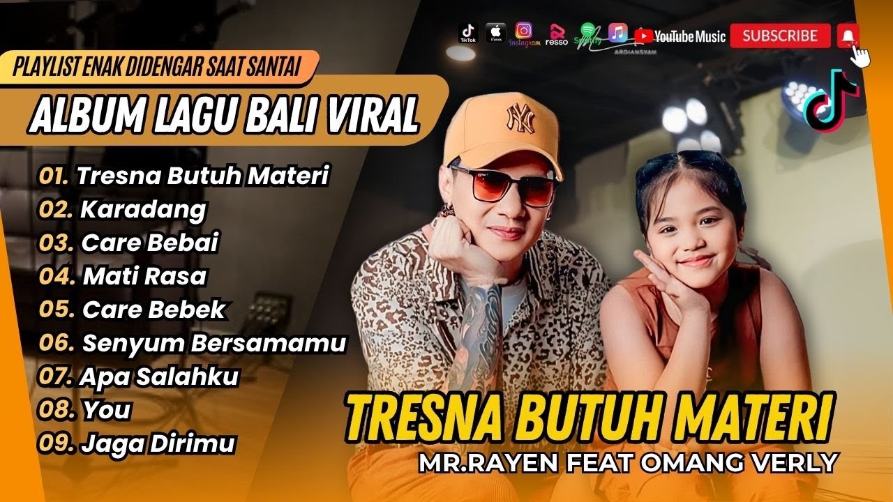Mr.Rayen Feat Omang Verly - TRESNA BUTUH MATERI | KARADANG | MATI RASA | LAGU BALI VIRAL TIKTOK ...