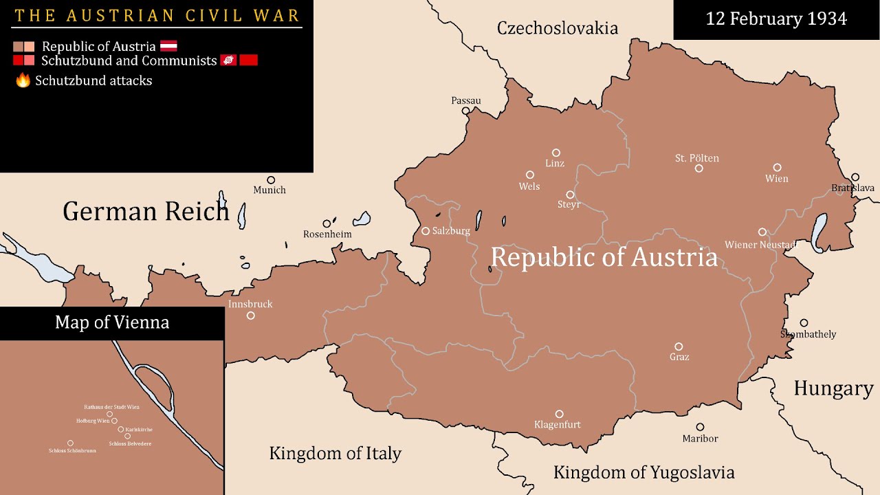 The Austrian Civil War (1934): Every Day - YouTube