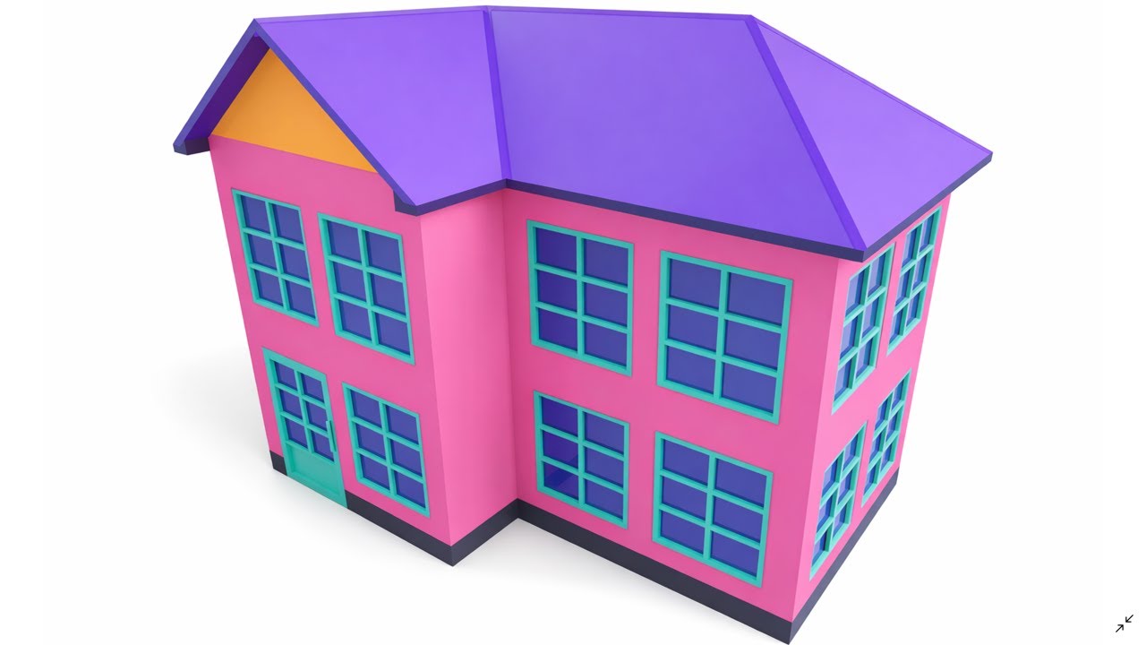 AutoCAD 3D Sloping Gable Roof Tutorial | Step-by-Step for Beginners ...