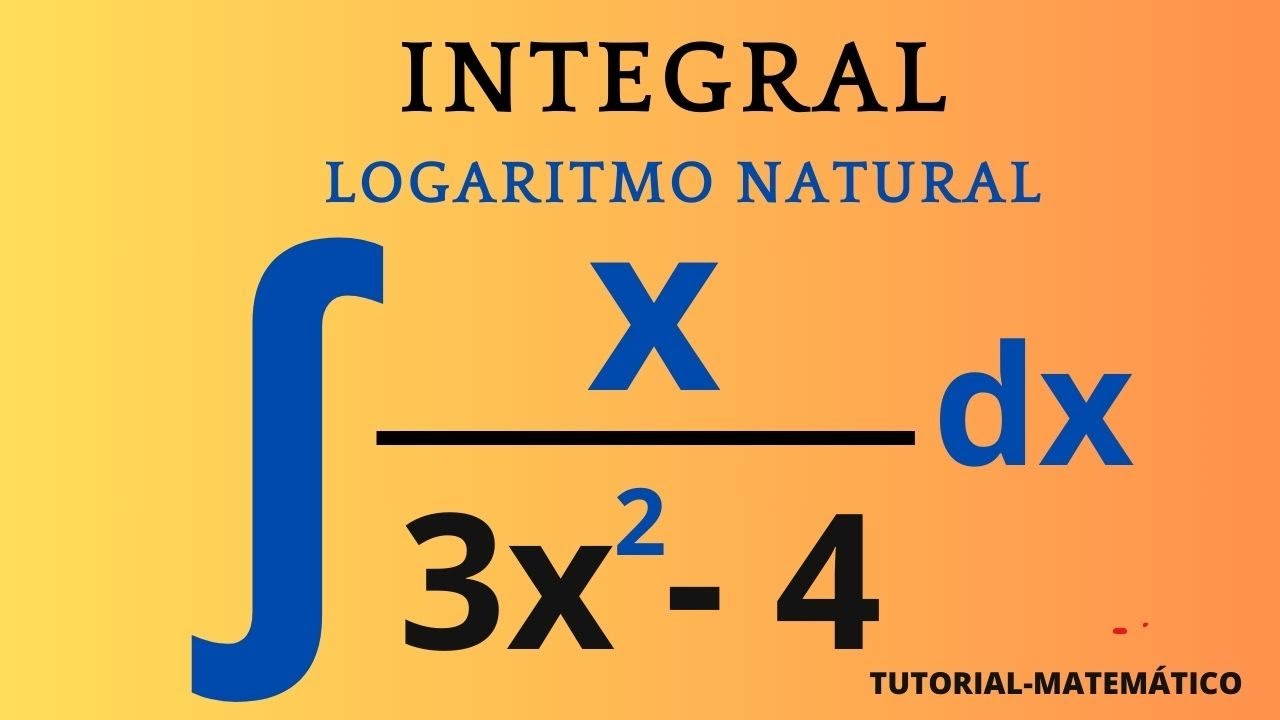 Integral logaritmo natural Ejemplo 3 - YouTube