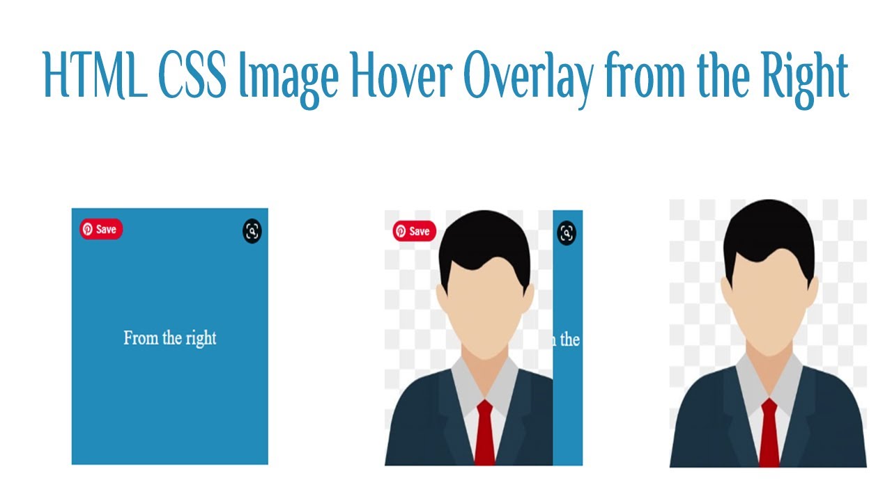 13- HTML CSS Image Hover Overlay from the right - YouTube
