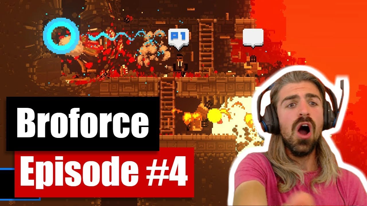 Funny Gaming Videos! Broforce - Episode 4 (What a crazy game!) - YouTube