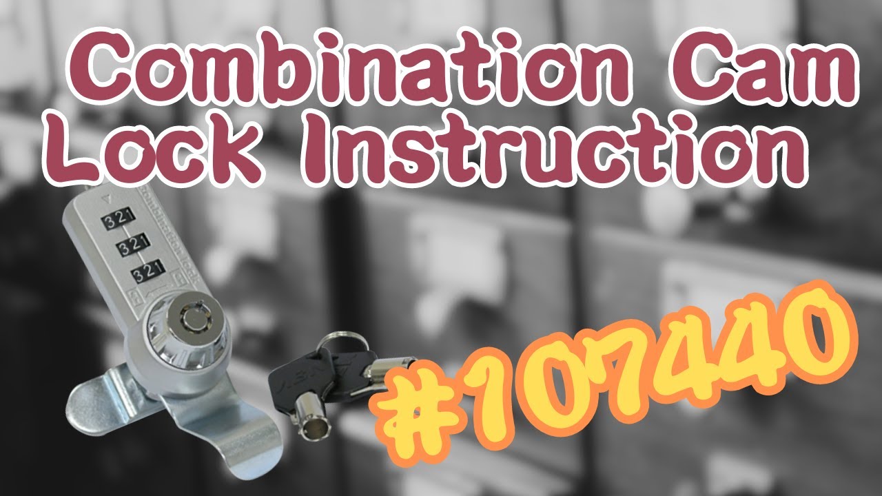 Combination Cam Lock Instruction #107440 | ABA Locks - YouTube