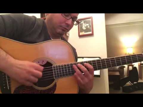 Flatpicking Em9 A7alt Dmaj9 B7alt - YouTube