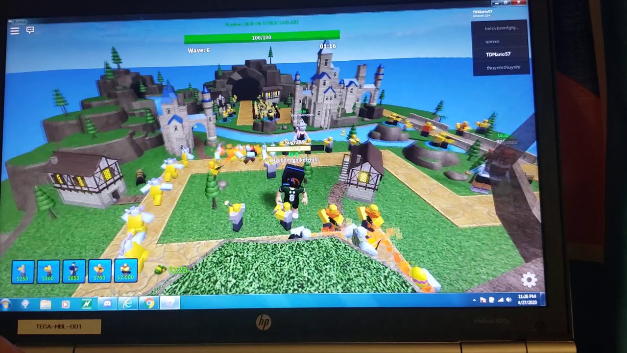 "We were so close..." Roblox Tower Defense Simulator Gameplay Part 4 ...